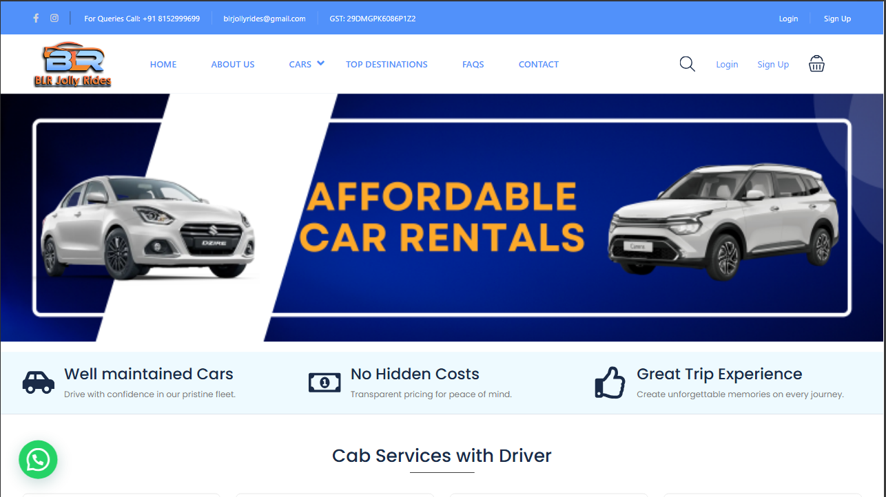 BLR Jolly Rides - Aakash Web Tech